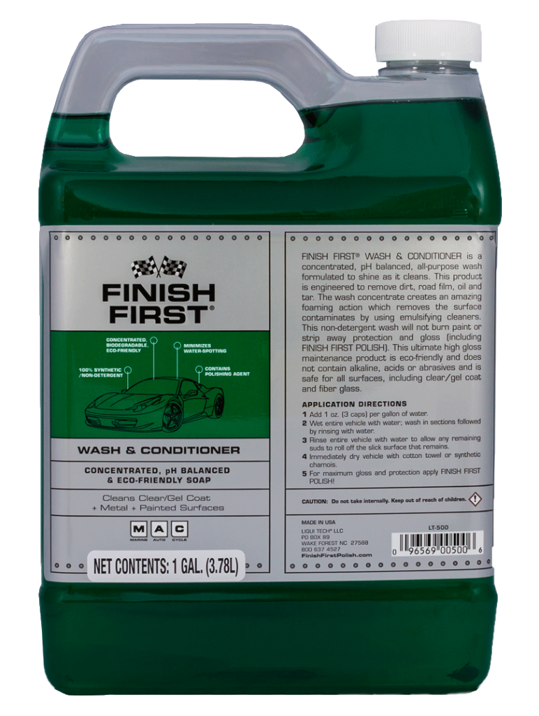 Finish First Wash & Conditioner - Finish First® Auto, Marine & Cycle ...